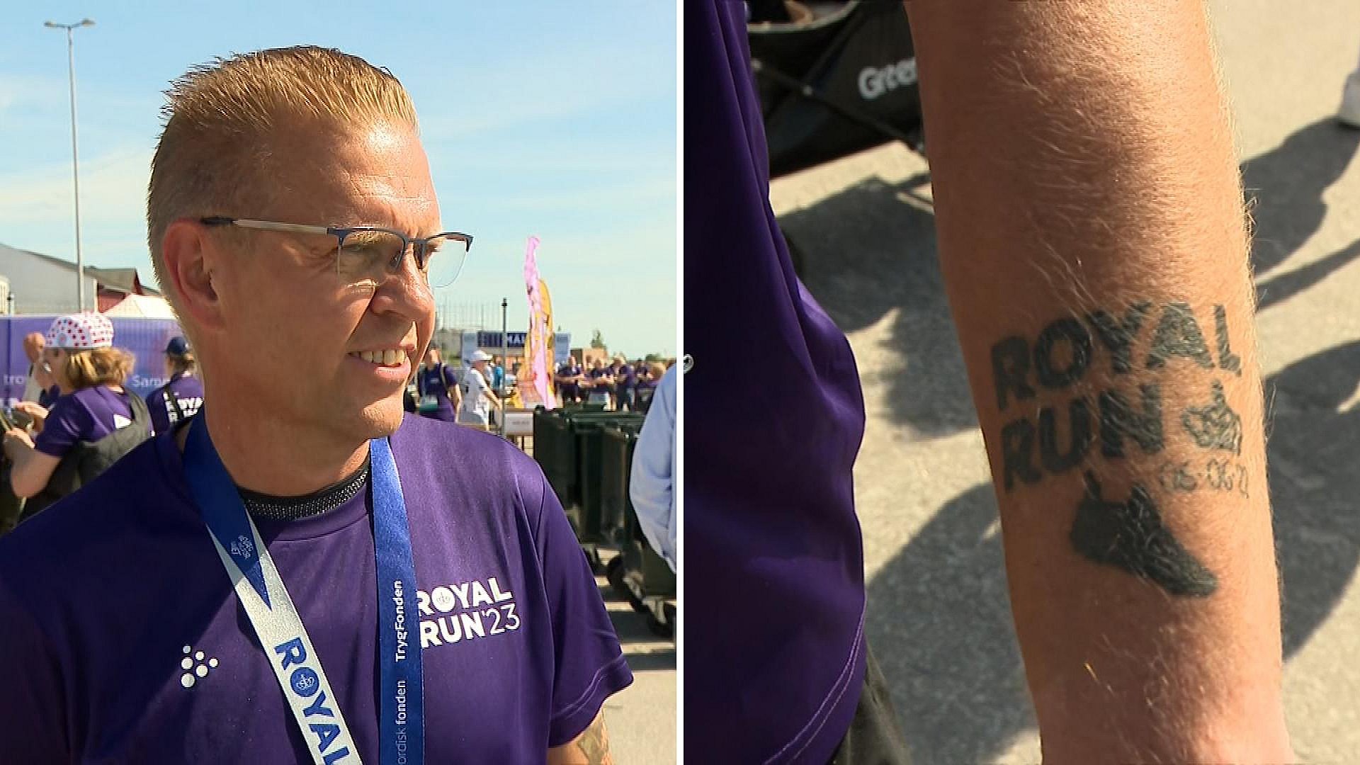 53-årig fik Royal Run-tatovering | TV2 ØST 53-årig fik Royal Run-tatovering | TV2 ØST